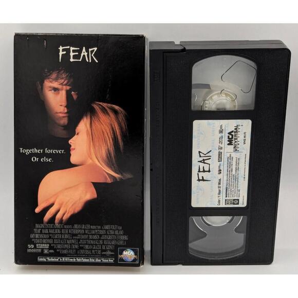 Media | Fear Vhs 1996 Mark Wahlberg Reese Witherspoon Buy 2 Get 1 Free ...